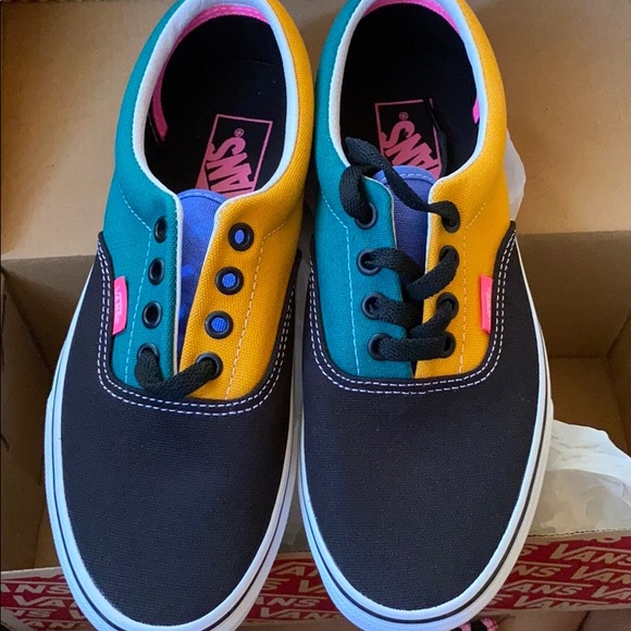 Vans | Shoes | Vans Era Mix Colorblock Skate Shoes | Poshmark